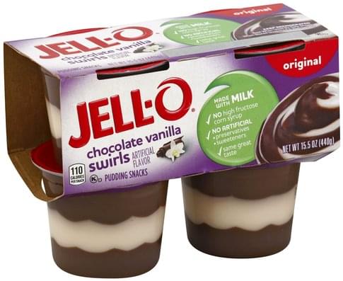 Jello Chocolate Vanilla Swirl Pudding