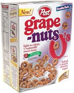 Grape Nuts Os Double Pack Cereal - 29 oz, Nutrition Information | Innit