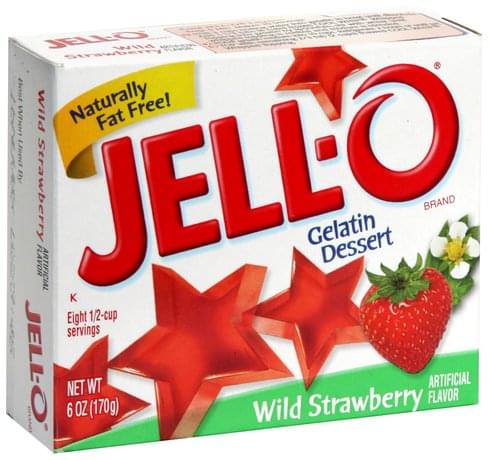 Strawberry Jello Box