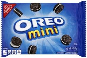 Oreo Chocolate Sandwich Cookies - 1 oz, Nutrition Information | Innit