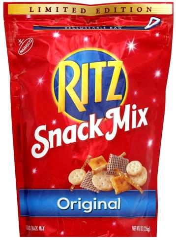 Ritz Original Baked Snack Mix - 8 oz, Nutrition Information | Innit