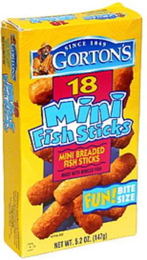 Gortons Mini Fish Sticks - 18 ea, Nutrition Information | Innit