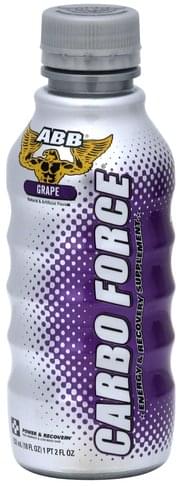 ABB Grape Carbo Force - 18 oz, Nutrition Information | Innit