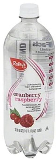 Raleys Cranberry Raspberry Sparkling Water Beverage - 33.8 oz, Nutrition Information | Innit