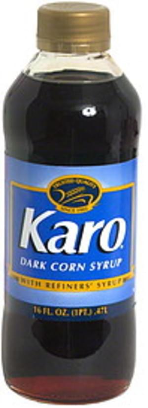 Karo Dark Corn Syrup with Refiner's Syrup - 16 oz, Nutrition ...