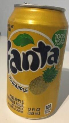 Fanta Pineapple Flavored Soda - 12 oz, Nutrition Information | Innit