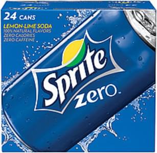 Sprite Zero 12 Oz Lemon-Lime Soda - 24 pkg, Nutrition Information | Innit