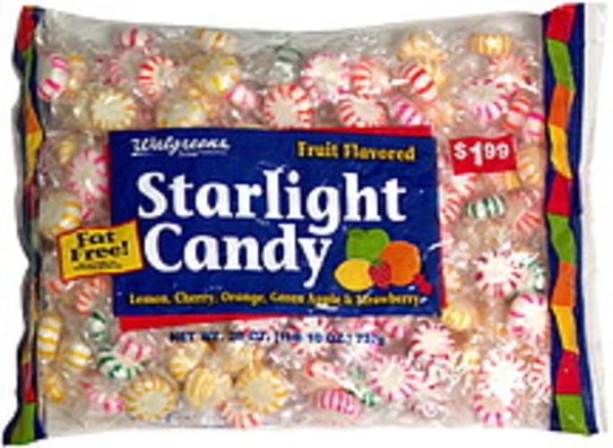 Walgreens Fruit Flavored, Pre-Priced Starlight Candy - 26 oz, Nutrition ...