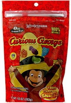 Walgreens Curious George, Assorted Fruit Flavors Snacks - 10 oz ...