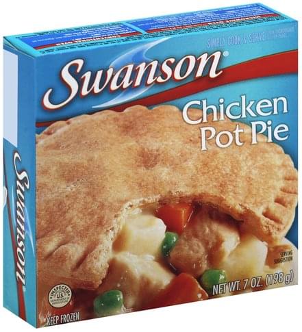 Swanson Chicken Pot Pie - 7 oz, Nutrition Information | Innit