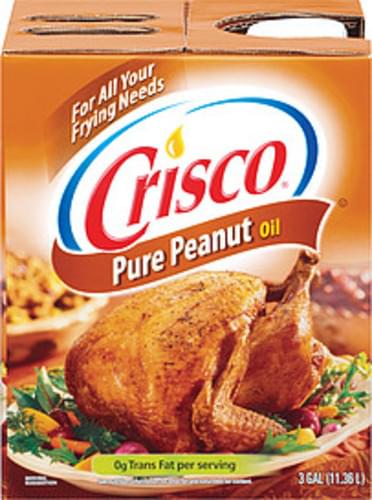 Crisco Pure Peanut Oil - 3 Gal, Nutrition Information | Innit Crisco Pure Peanut Oil - 3 Gal, Nutrition Information | Innit