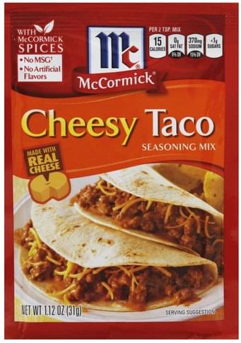 Mccormick Cheesy Taco Seasoning Recipe | Deporecipe.co