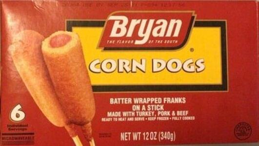 Bryan Corn Dogs - 6 ea, Nutrition Information | Innit