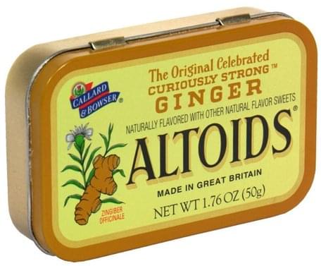 Altoids Ginger, Tin Mints - 1.76 oz, Nutrition Information | Innit