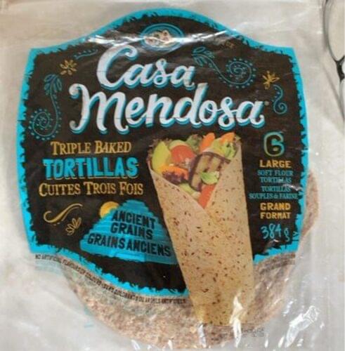 Casa Mendosa Triple Baked Tortillas - 64 g, Nutrition Information | Innit