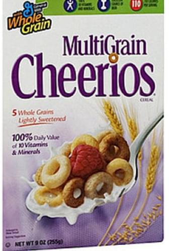Multigrain Cheerios Nutrition Label