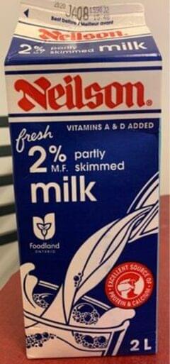 Neilson 2% Milk - 250 ml, Nutrition Information | Innit