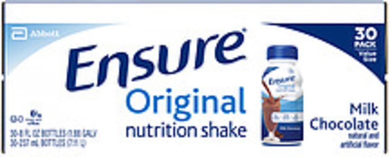 Ensure Original Milk Chocolate Nutrition Shake - 240 oz, Nutrition ... Ensure Original Milk Chocolate Nutrition Shake - 240 oz, Nutrition ...