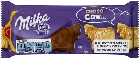Milka Choco Cow Biscuits - 5.64 oz, Nutrition Information | Innit