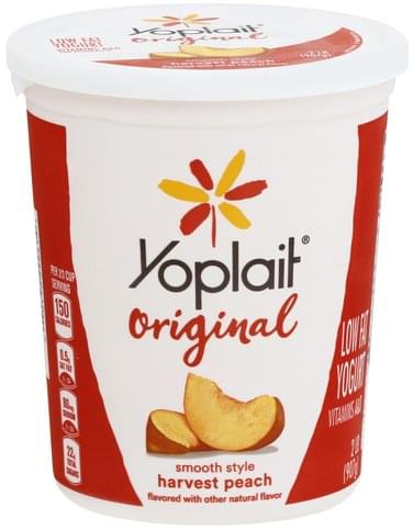Yoplait Low Fat, Original Yogurt - 2 lb, Nutrition Information | Innit