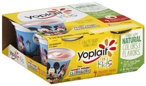 Yoplait Disney Mickey Mouse Clubhouse, Low Fat, Strawberry Yogurt - 4 ...