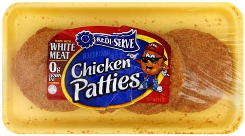 Redi Serve Chicken Patties - 10 oz, Nutrition Information | Innit