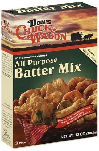 Dons Chuck Wagon All Purpose Batter Mix - 12 oz, Nutrition Information ...