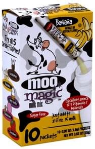 Moo Magic Banana Milk Mix - 10 ea, Nutrition Information | Innit
