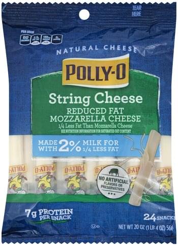 Polly O Mozzarella String Cheese Nutrition Information | Besto Blog