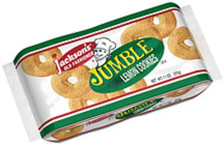 Jackson's Old Fashioned Jumble Lemon Cookies - 11 oz, Nutrition ...