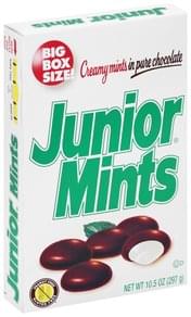 Junior Mints in Pure Chocolate, Big Box Size! Creamy Mints - 10.5 oz ...