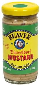 Beaver Spicy Hot, German Style D sseldorf Mustard - 4 oz, Nutrition ...