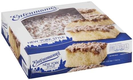 Entenmann's New York Style Crumb Cake - 18 oz, Nutrition Information ...