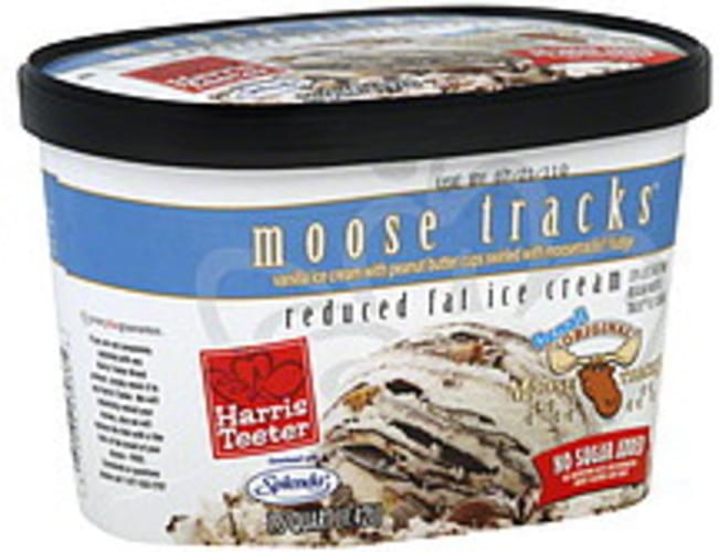 Harris Teeter Reduced Fat Denali Original Moose Tracks Ice Cream 1 5
