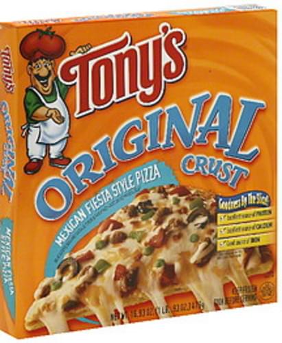 Tonys Original Crust, Mexican Fiesta Pizza - 16.93 oz, Nutrition ...