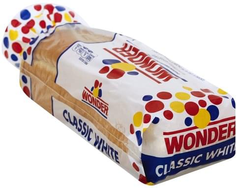 Wonder Enriched, Calcium Fortified Bread - 20 oz, Nutrition Information ...