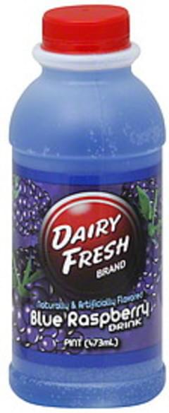 Dairy Fresh Blue Raspberry Drink - 1 pt, Nutrition Information | Innit