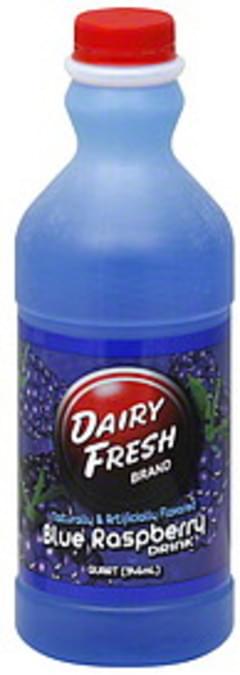 Dairy Fresh Blue Raspberry Drink - 1 QT, Nutrition Information | Innit