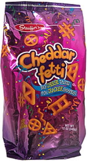 Stauffers Cheddar Fetti Baked Snack Crackers - 12 oz, Nutrition ...