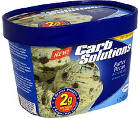 Carb Solutions Butter Pecan Ice Cream 1 75 Qt Nutrition Information