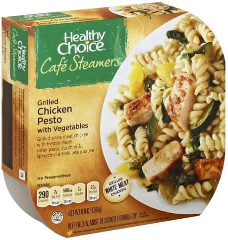 Healthy Choice Grilled, with Vegetables Chicken Pesto - 9.9 oz ...