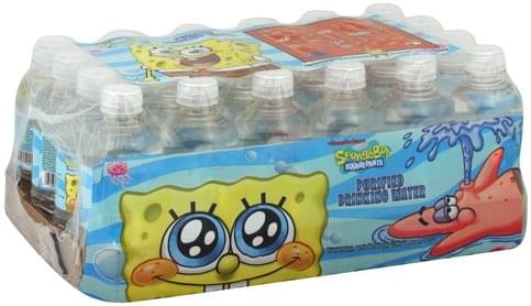 Spongebob Drinking Water