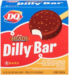 Dq Dilly Bar Made With Heath Milk Chocolate English Toffee Bits Ice ...