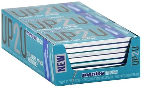Mentos Gum Up2u Nutrition Facts | Besto Blog