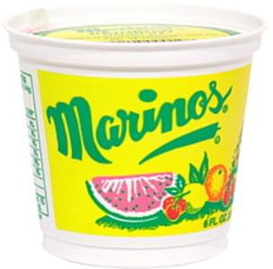Marinos Rainbow Italian Ice - 6 oz, Nutrition Information | Innit