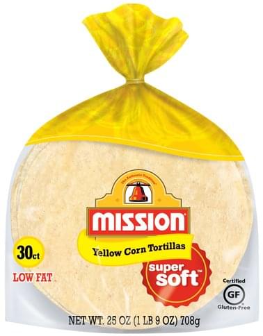 Mission Yellow Corn Tortillas - 30 ea, Nutrition Information | Innit