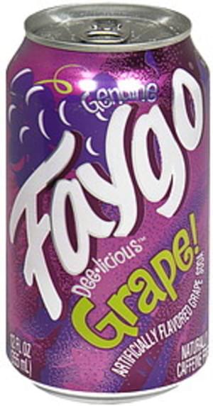 Faygo Grape Flavored Soda - 12 oz, Nutrition Information | Innit