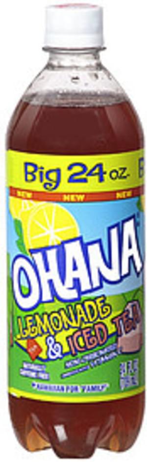 Ohana Non-Carbonated Enriched With Vitamin C Lemonade & Iced Tea - 24 ...