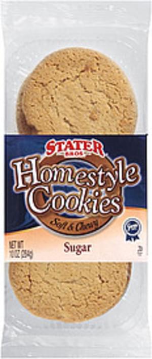 Stater Bros. Homestyle Sugar Cookies - 10 oz, Nutrition Information | Innit