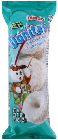 Bimbo Powdered Donuts - 3.7 oz, Nutrition Information | Innit